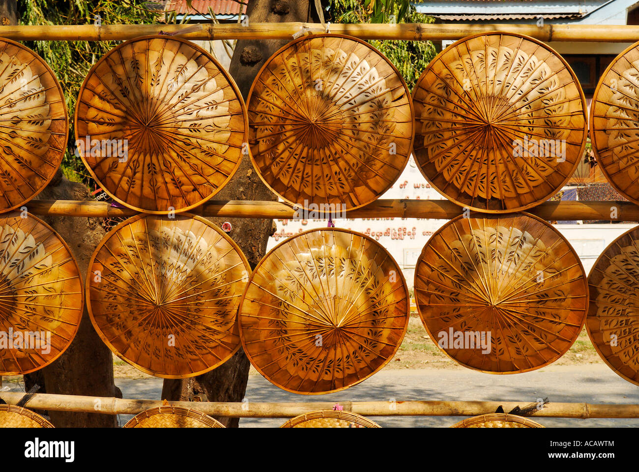 Traditional hat from Myanmar Stock Photo - Alamy