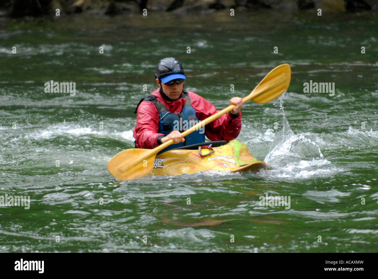 White water rafting on the Younghiogheny River in the Ohiopyle State ...