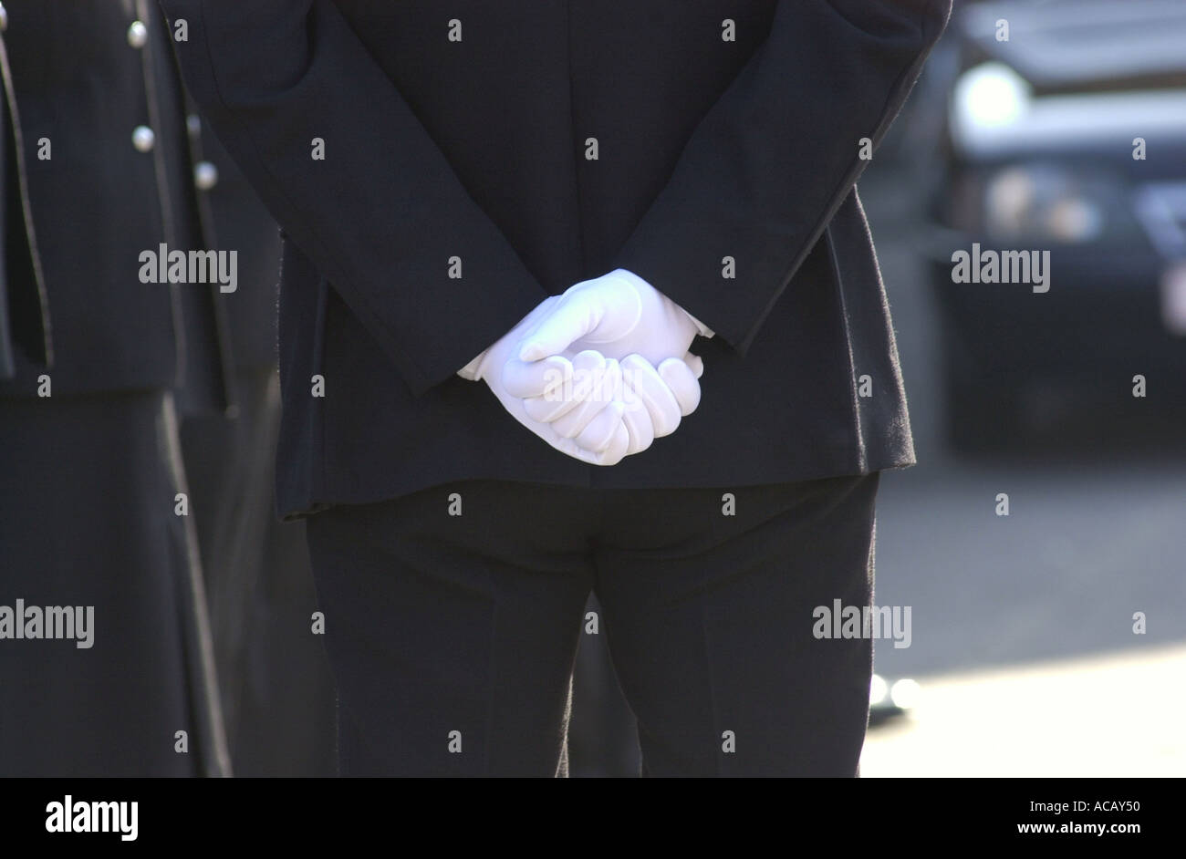 Police funeral UK Stock Photo - Alamy