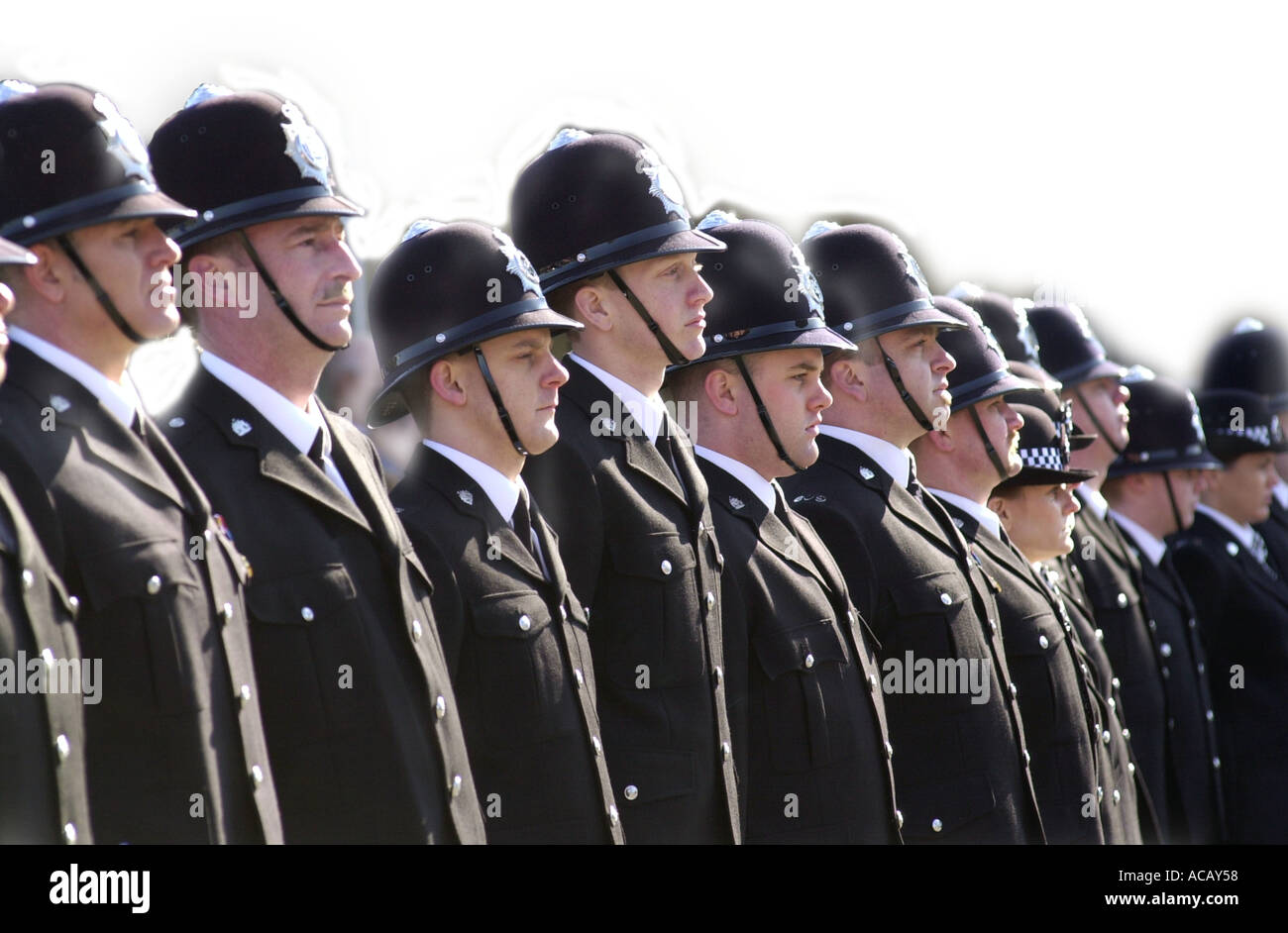 Police funeral UK Stock Photo - Alamy