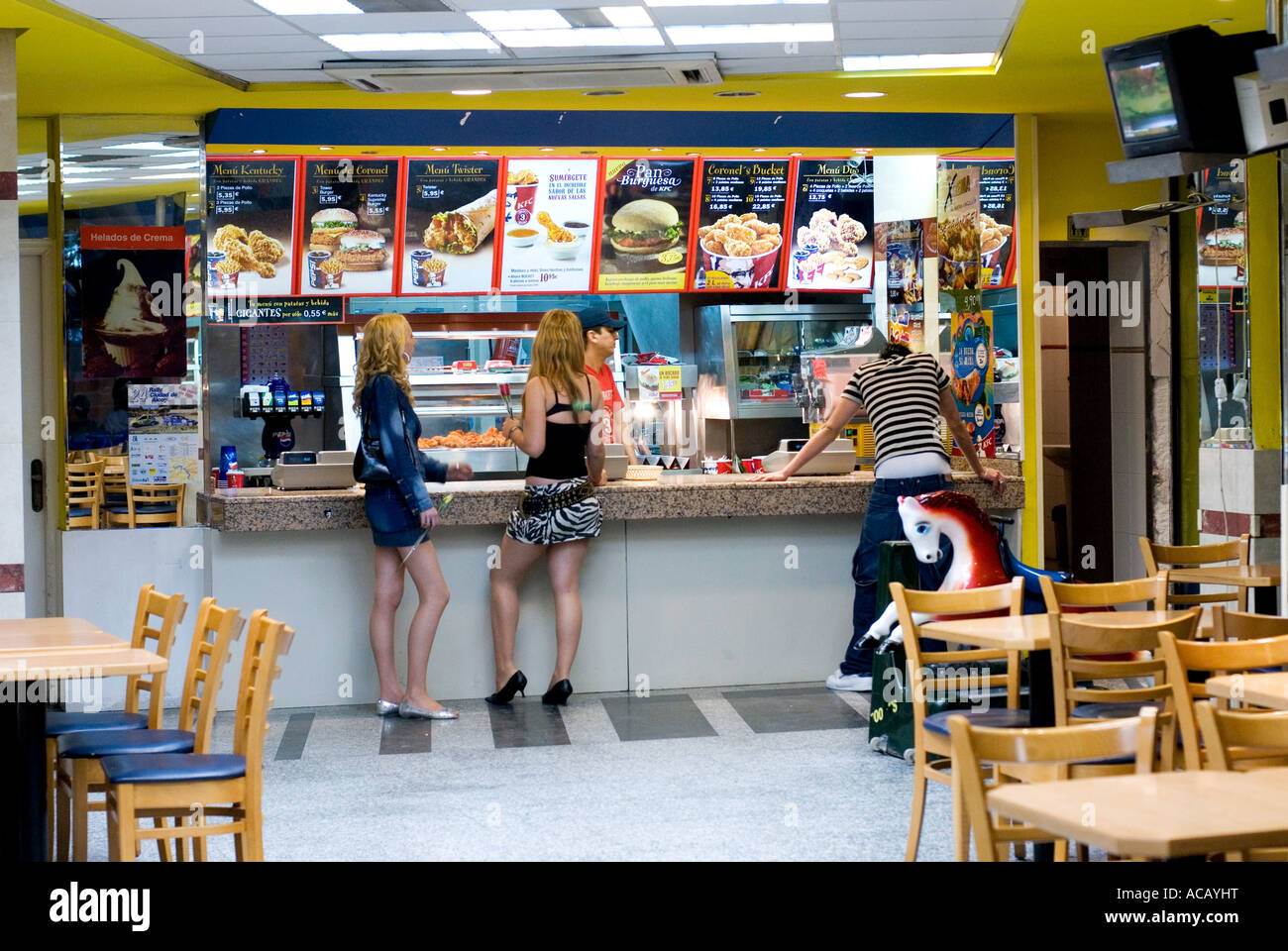 British cafe benidorm spain hi-res stock photography and images - Alamy