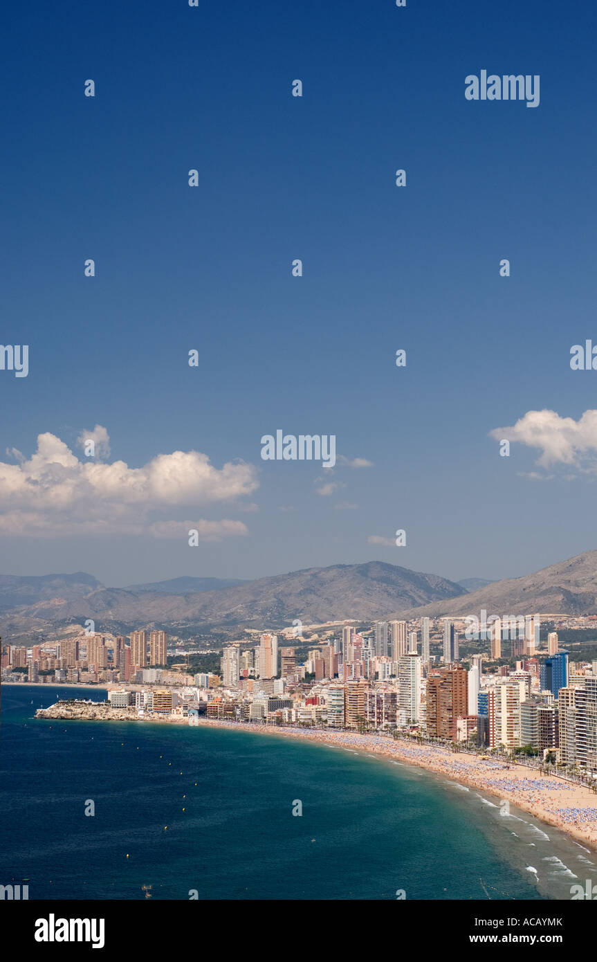 Levante beach Benidorm Costa Blanca Spain Stock Photo - Alamy