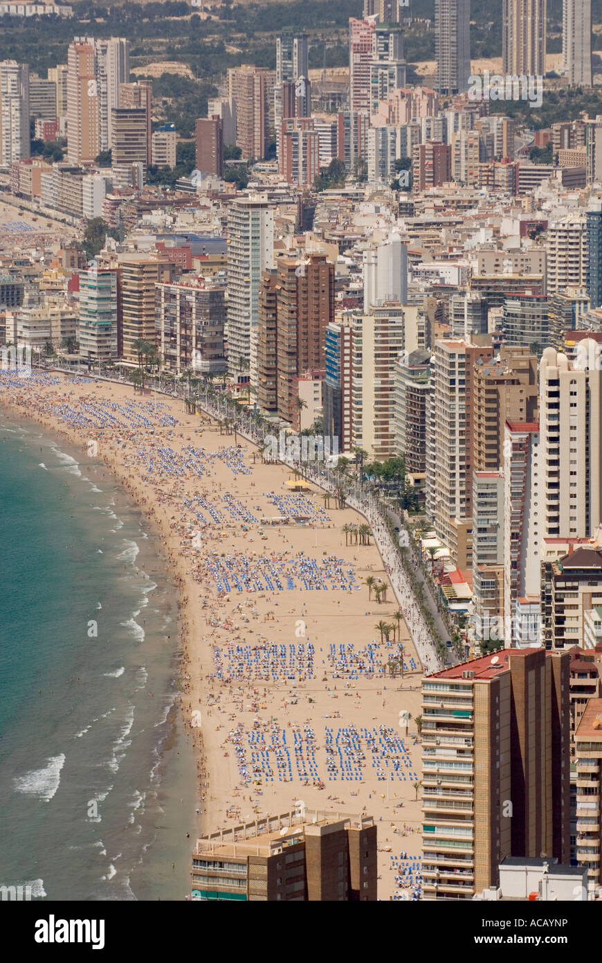 Levante beach Benidorm Costa Blanca Spain Stock Photo - Alamy