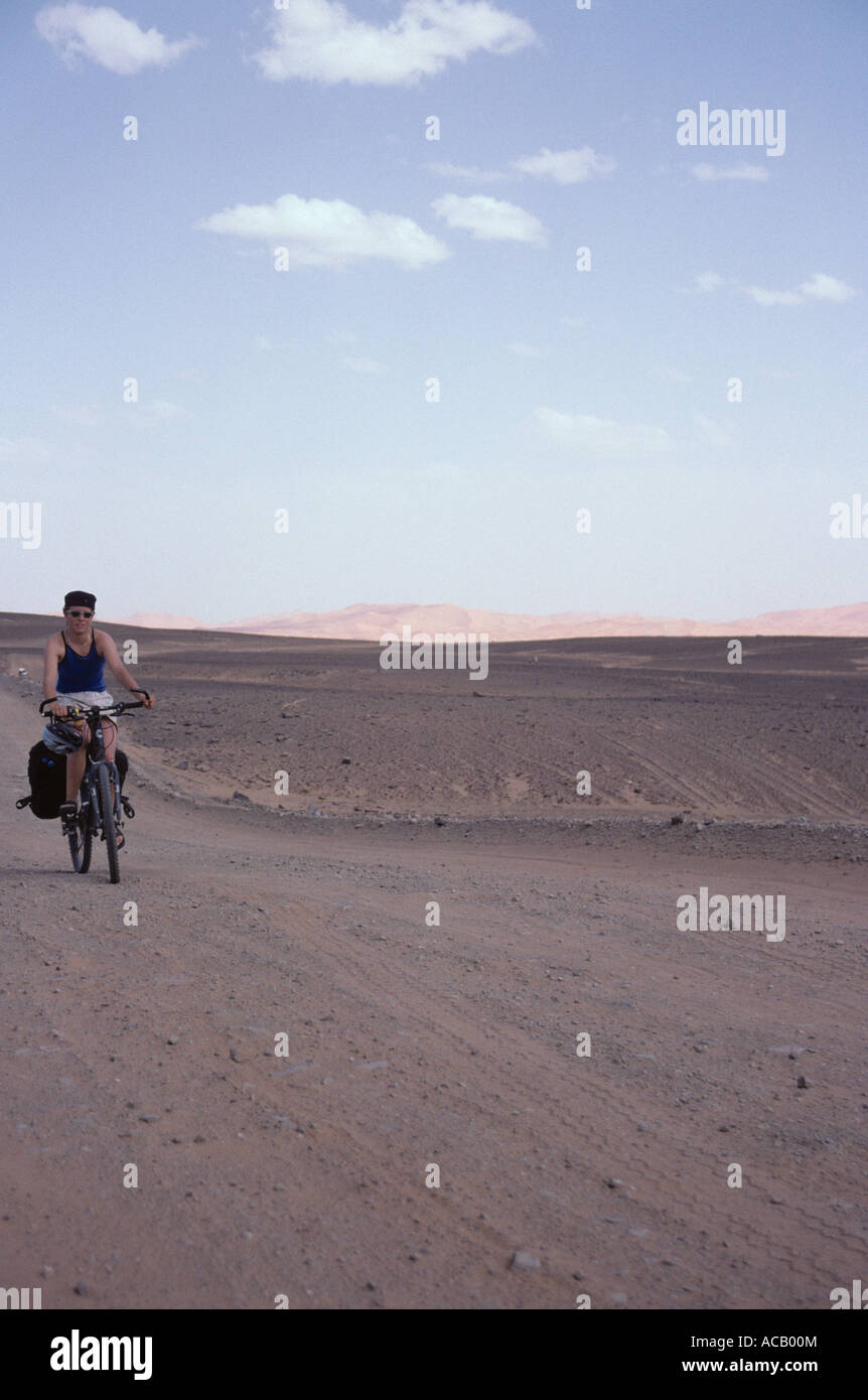 sahara by bike Stock Photo - Alamy