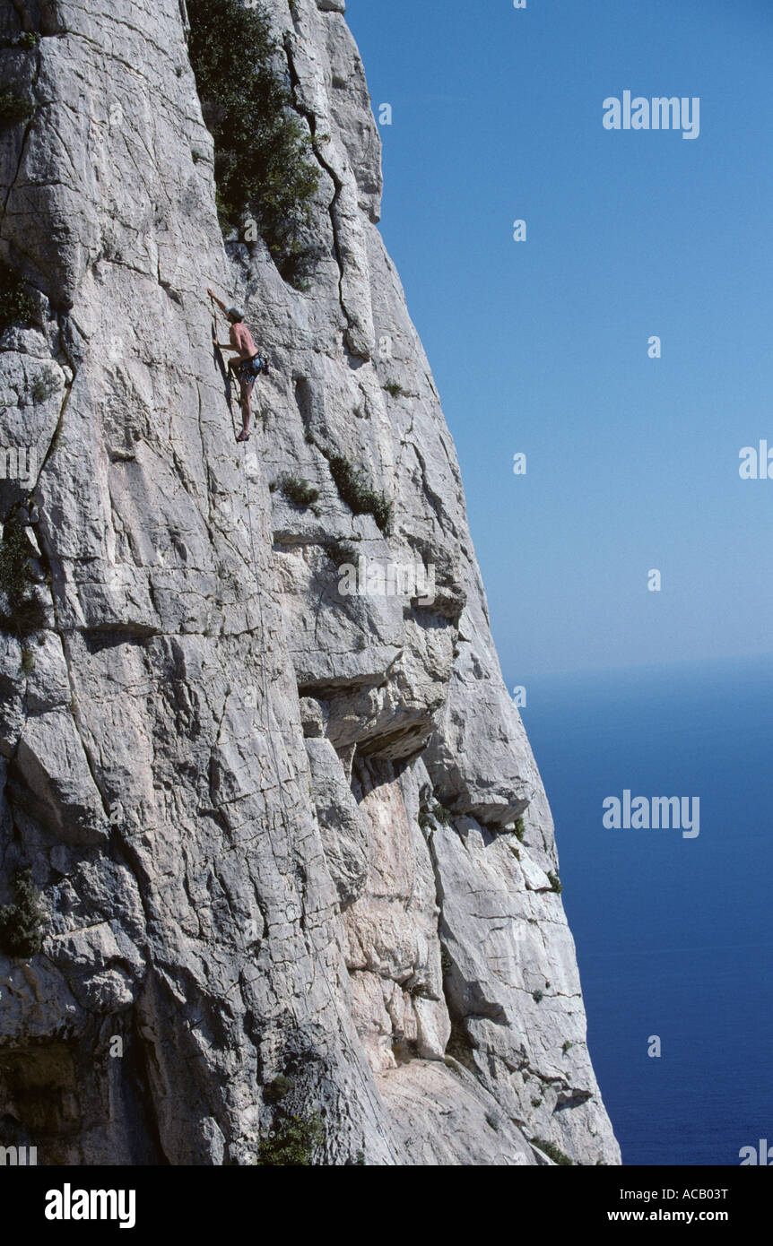 climbing over monaco Stock Photo - Alamy