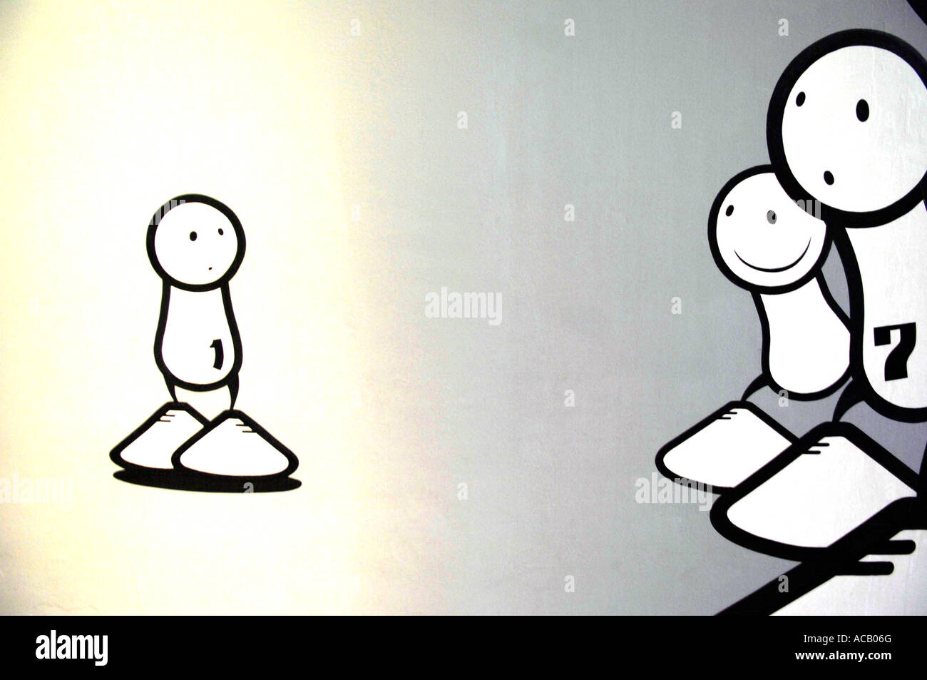 the london police sticker art graffiti Stock Photo - Alamy