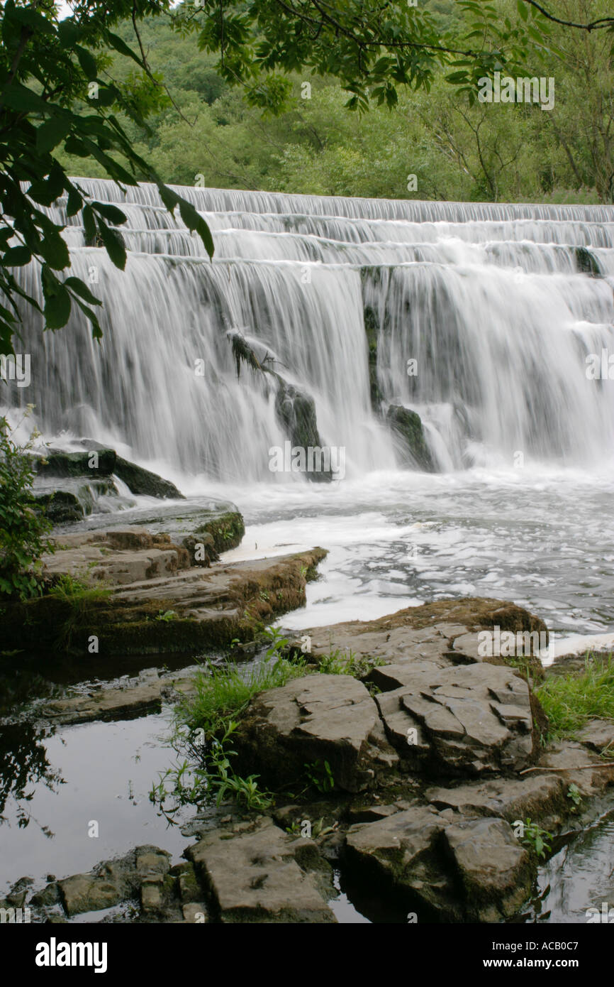 Monsal dale waterfall hi-res stock photography and images - Alamy
