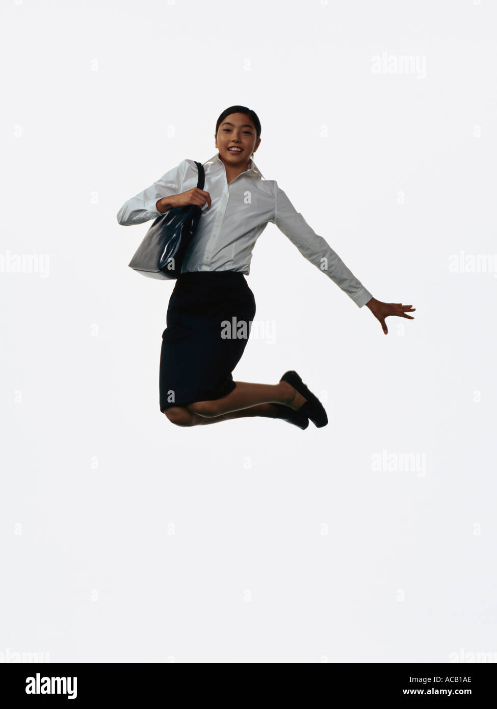 Energetic Business Jump Stock Photo - Alamy