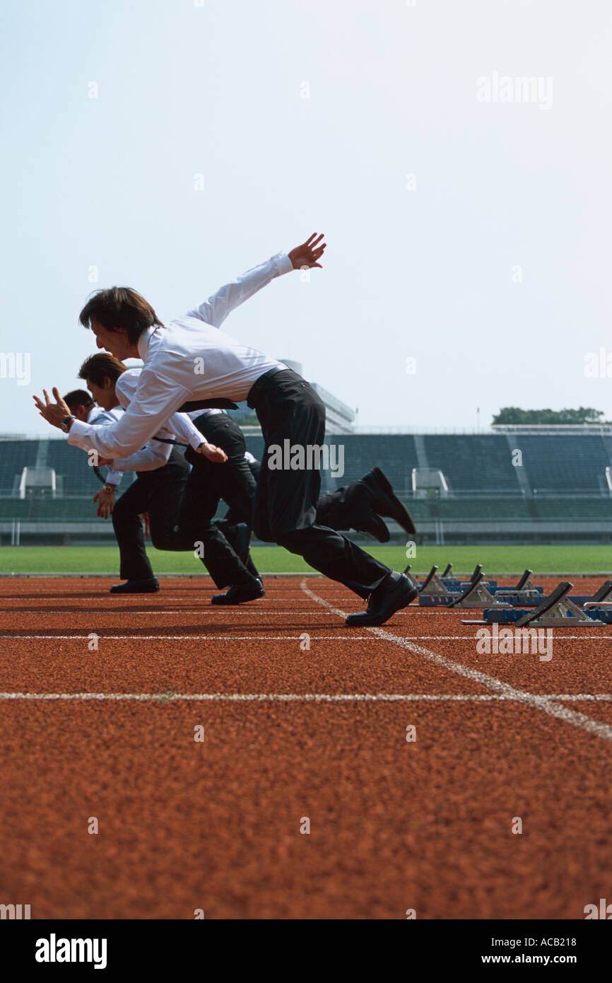 Energetic Business Run Stock Photo - Alamy