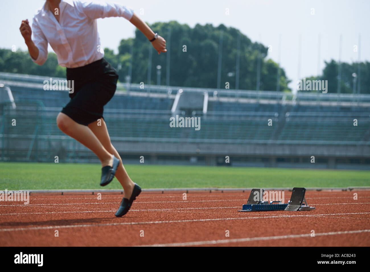 Energetic Business Run Stock Photo - Alamy