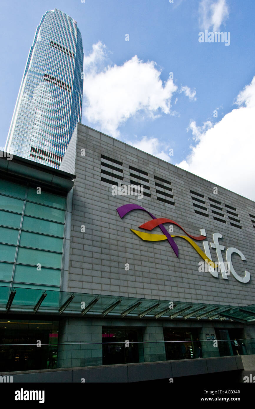 IFC International Finance Centre and Shopping Center Mall Hong Kong SAR Stock Photo - Alamy