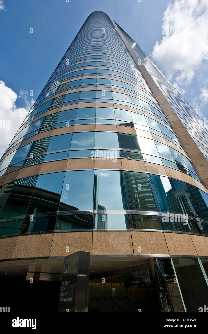 One and Two Exchange Square Building Hong Kong SAR Stock Photo - Alamy