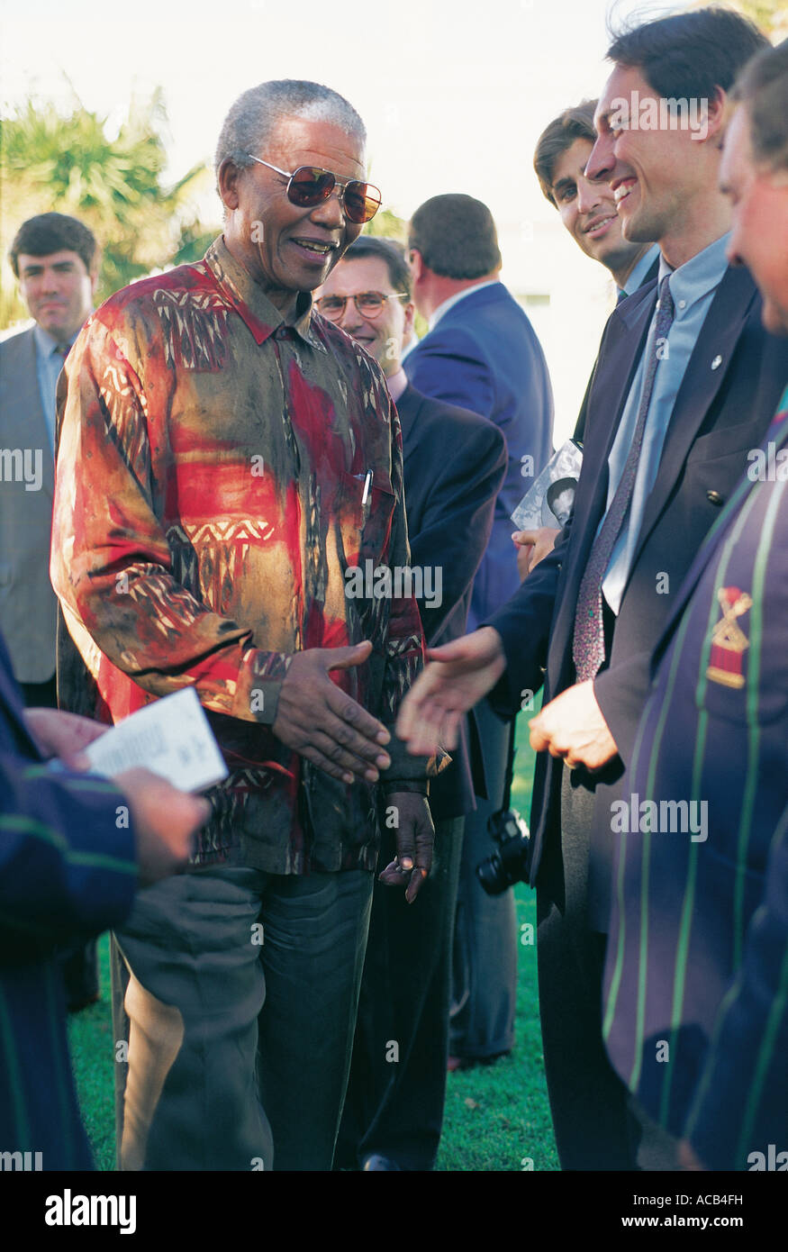 Mandela 1995 rugby hi-res stock photography and images - Alamy