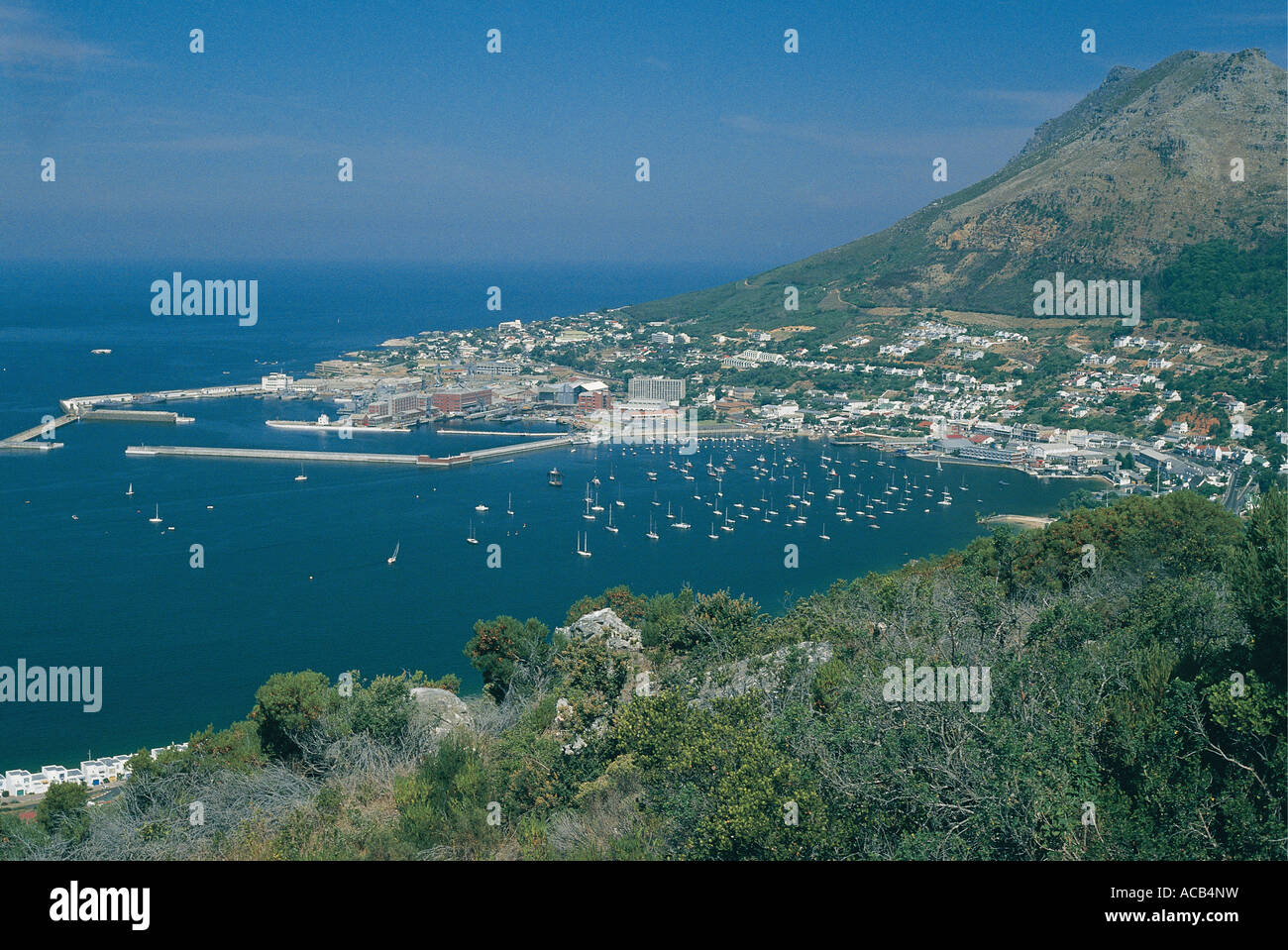 Simons Town Harbour and Naval Base False Bay Cape Town South Africa ...