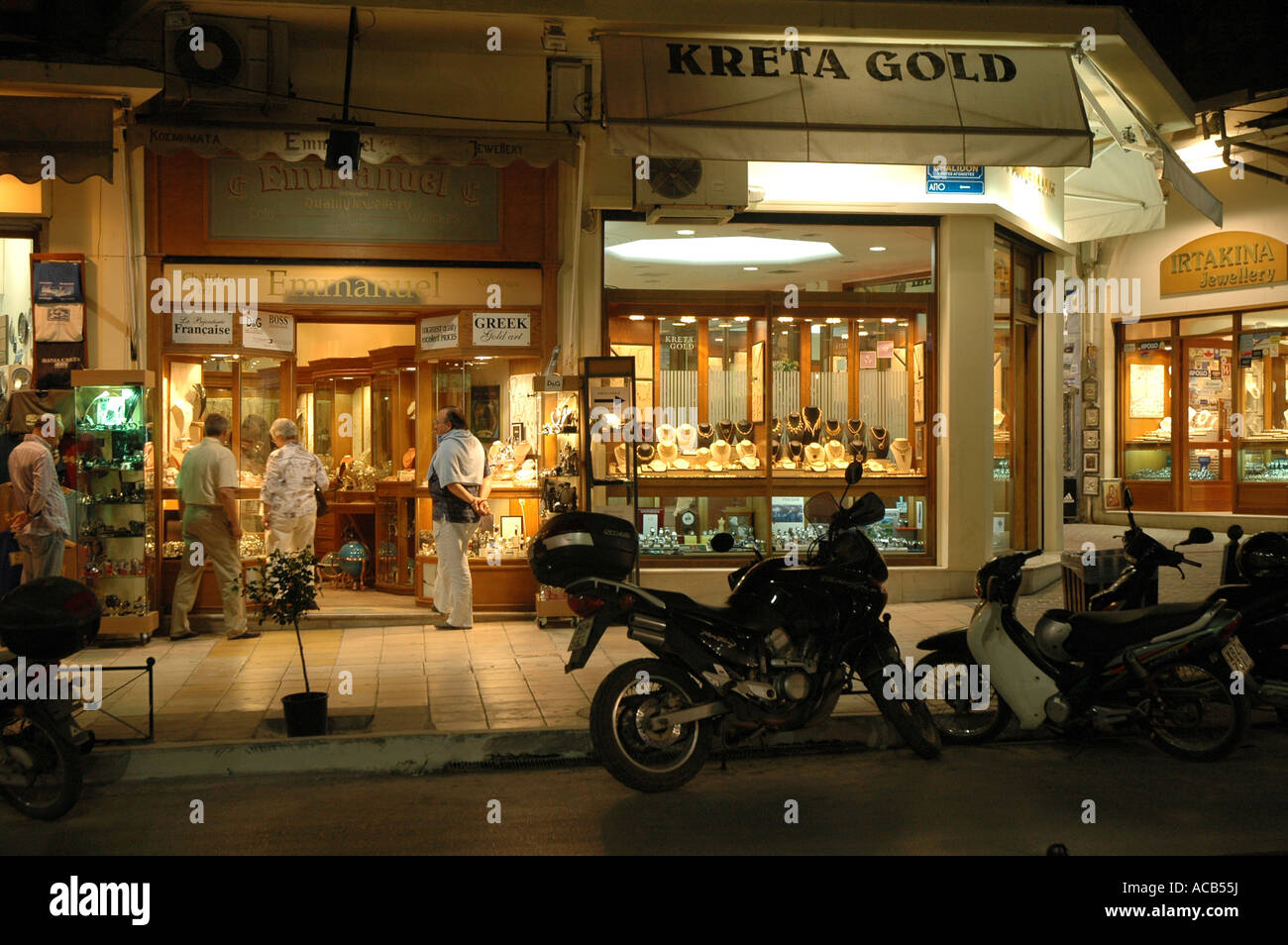 Emmanuel Jewellery store in Chania (Hania) city on Crete island, Greece ...