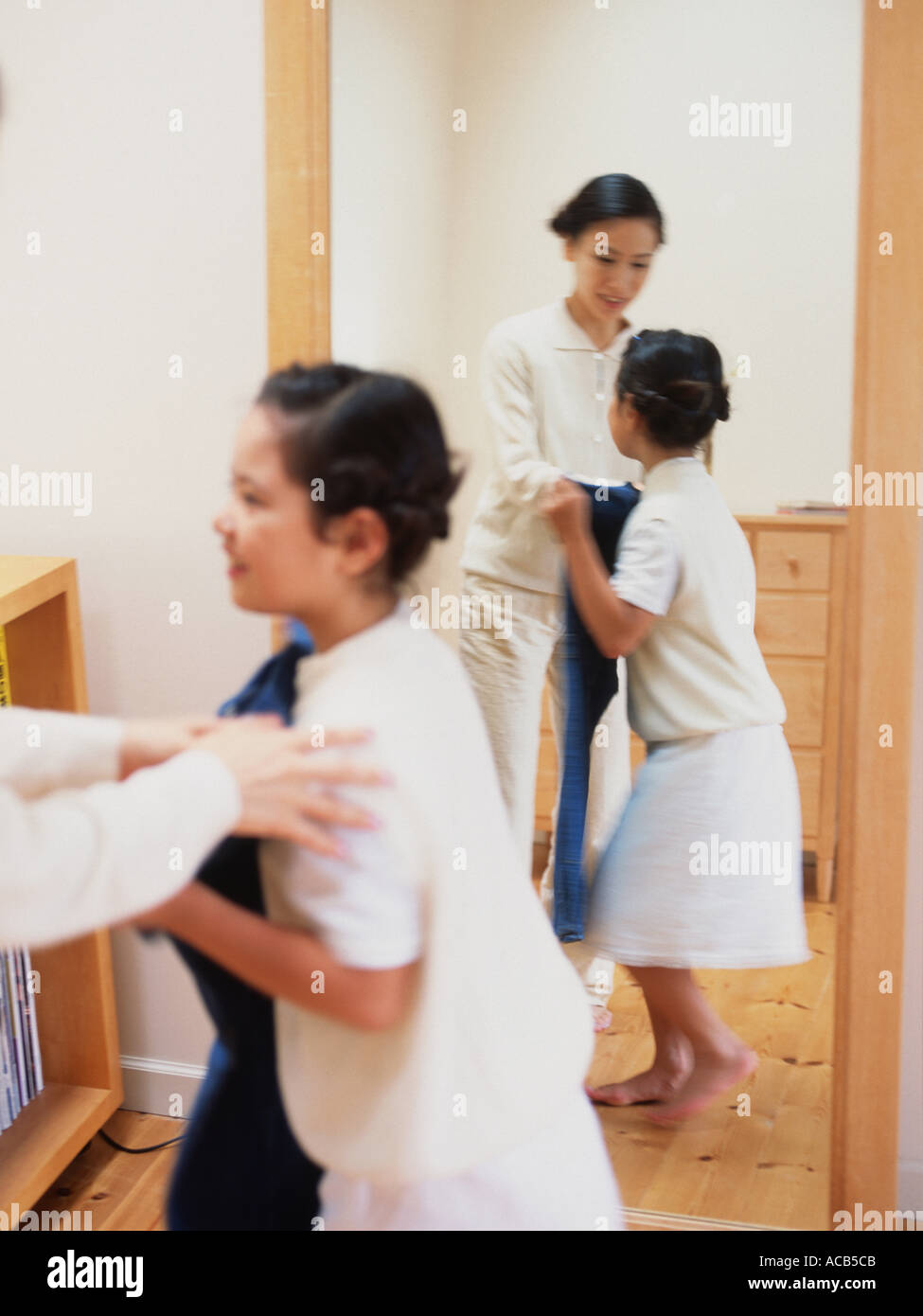 Weekend Family Joy of Living Stock Photo - Alamy