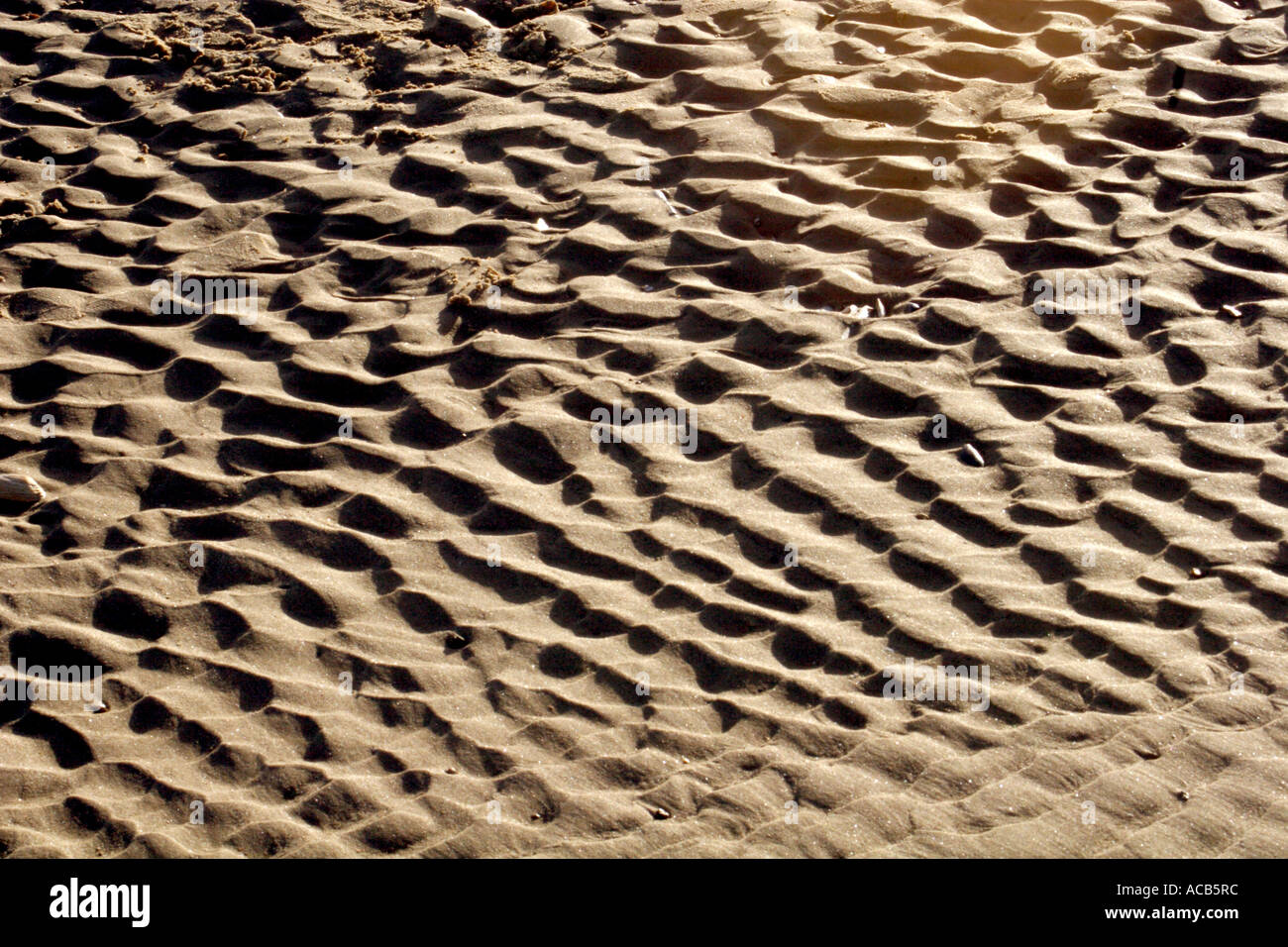 Patterns in sand, UK Stock Photo - Alamy