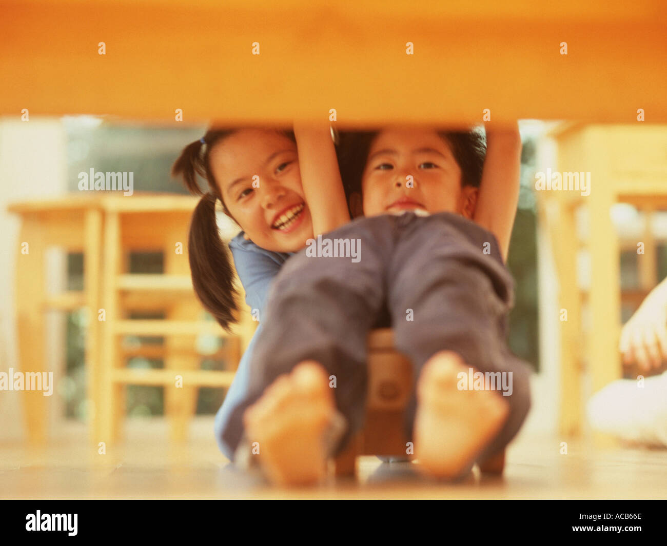 Weekend Family At Home Stock Photo - Alamy