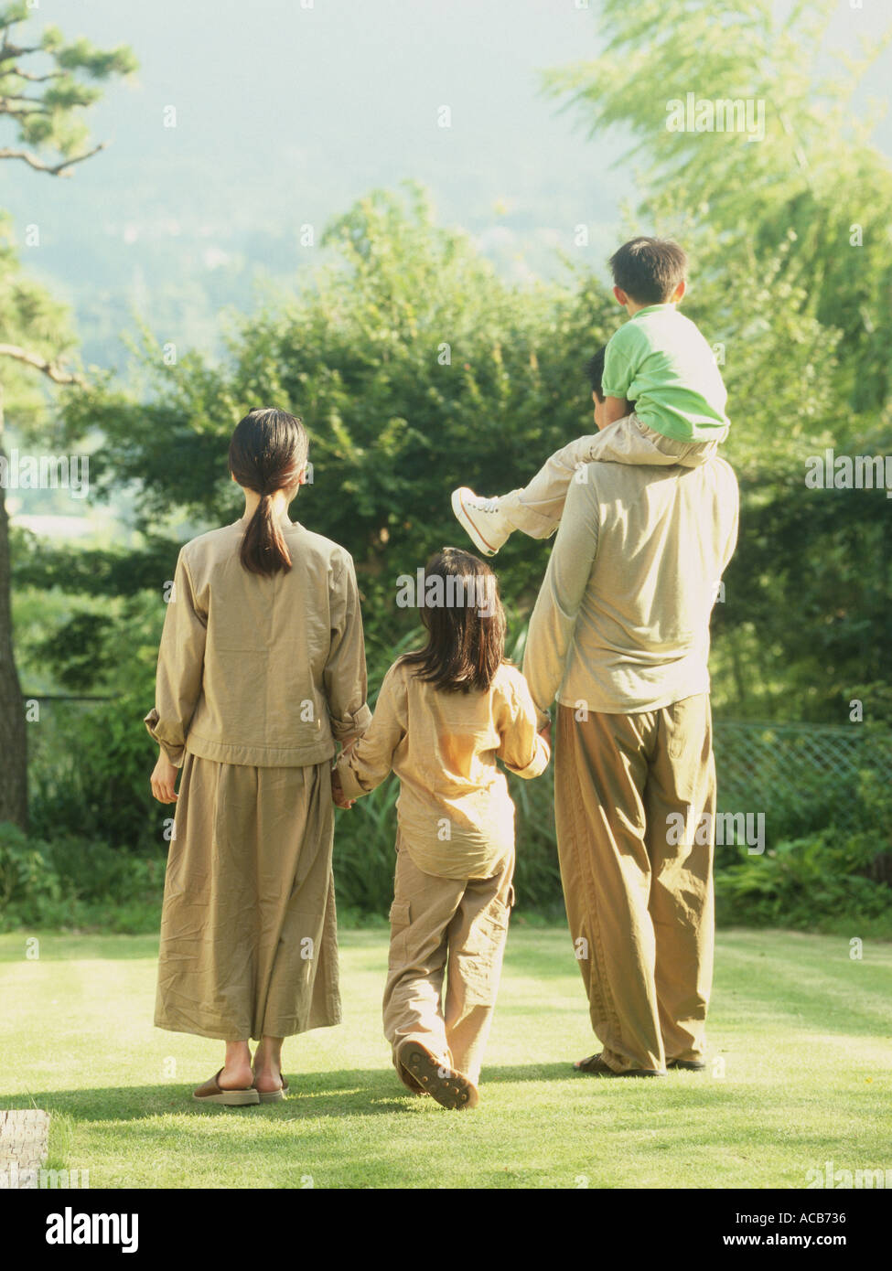 Weekend Family Skip Stock Photo - Alamy