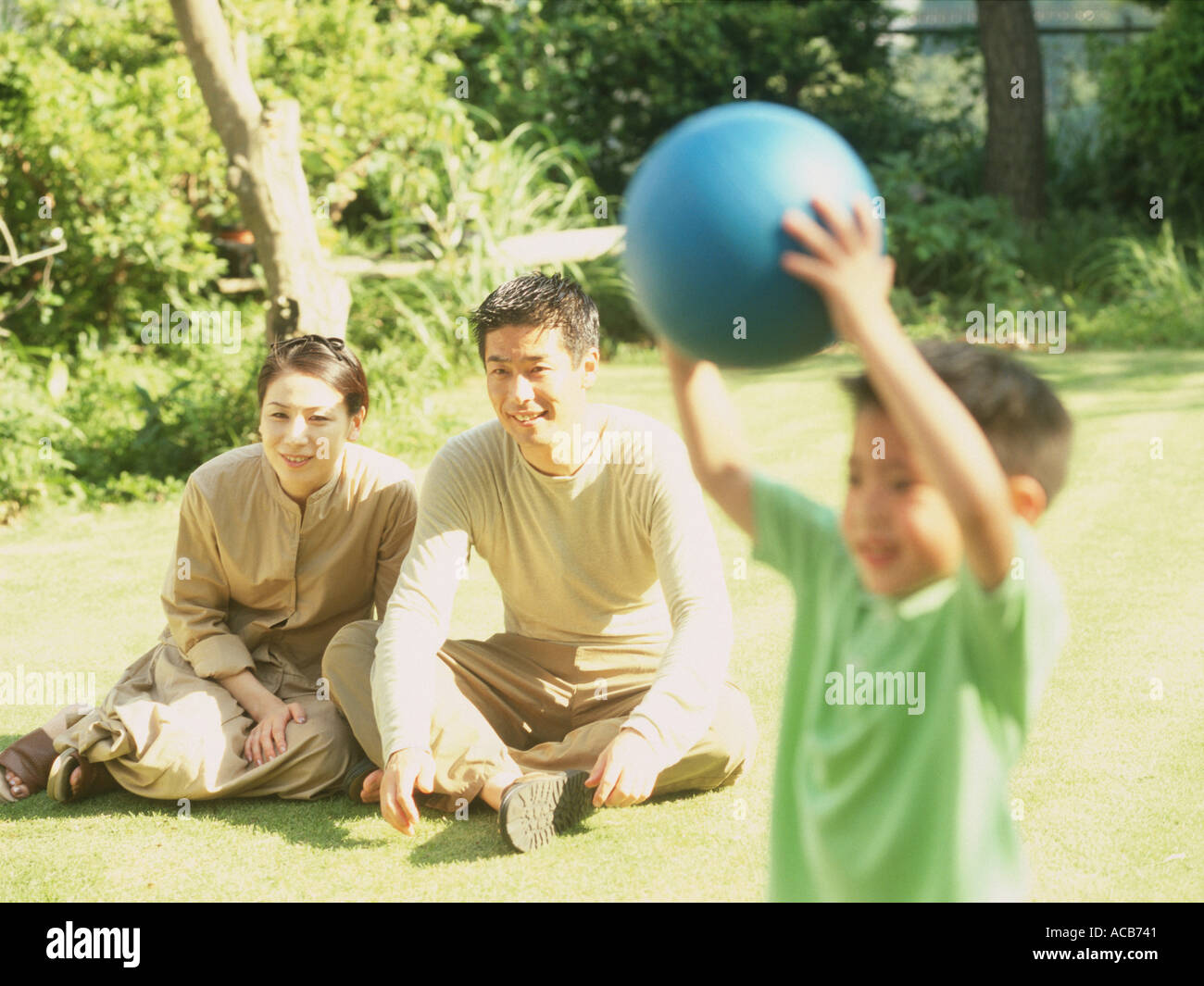 Weekend Family Skip Stock Photo - Alamy