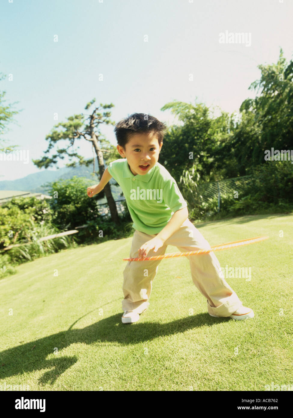 Weekend Family Skip Stock Photo - Alamy