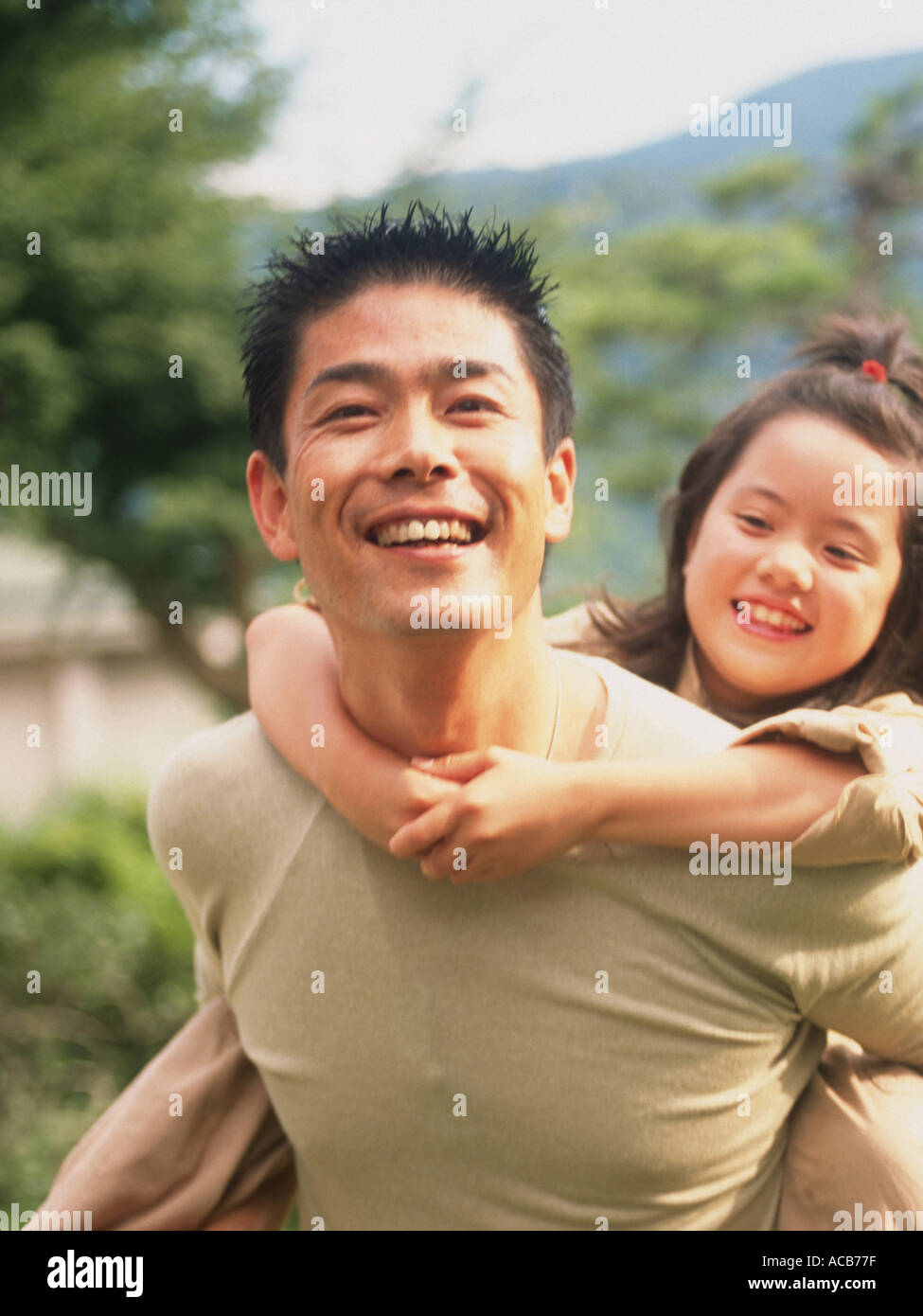 Weekend Family Skip Stock Photo - Alamy