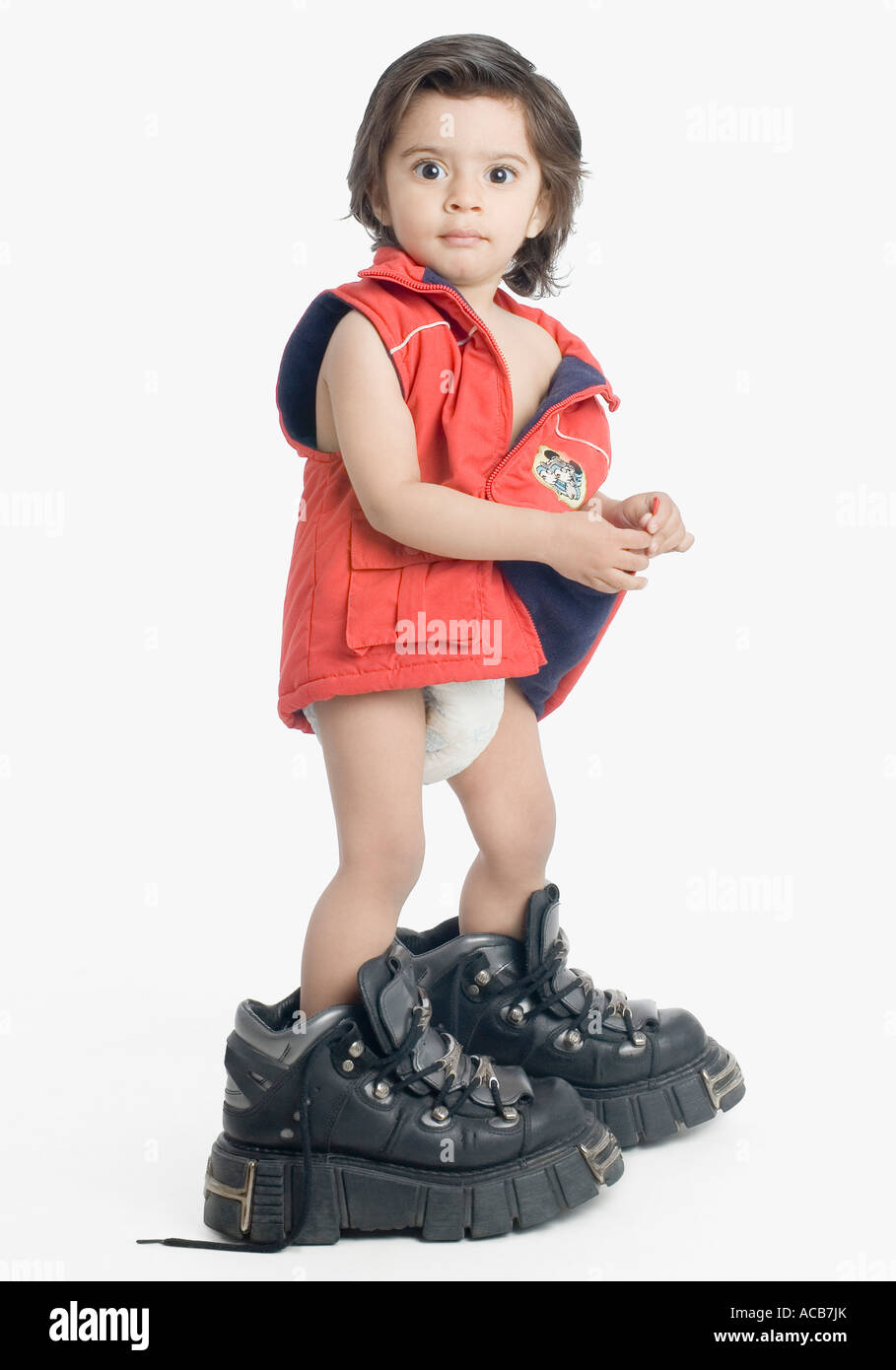 Oversized boots hi-res stock photography and images - Alamy