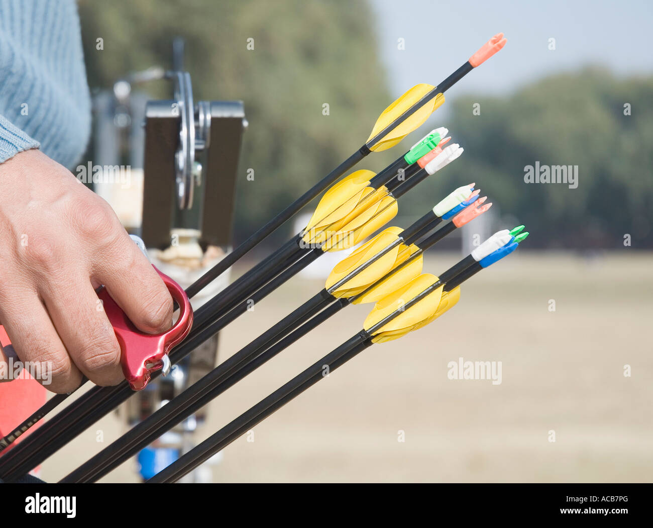 Arrows in hand person hi-res stock photography and images - Alamy