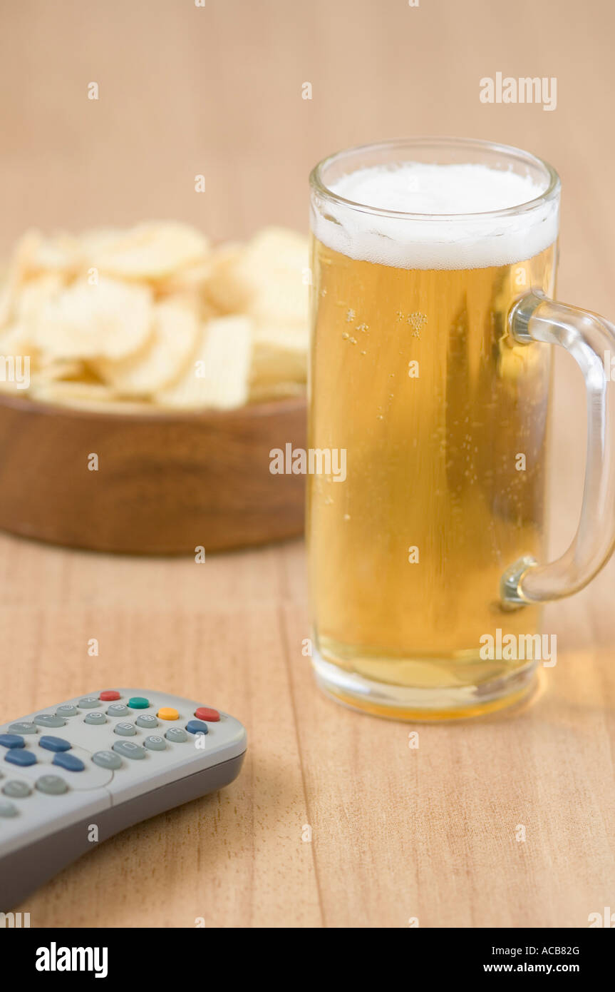 Remote control snack hi-res stock photography and images - Alamy