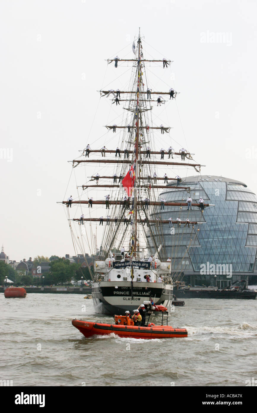The sailing ship "Prince William Stock Photo - Alamy