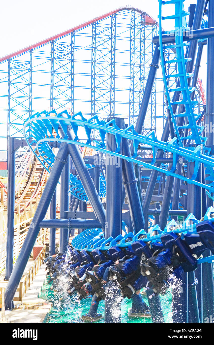 The Infusion ride on Blackpool Pleasure Beach Stock Photo - Alamy