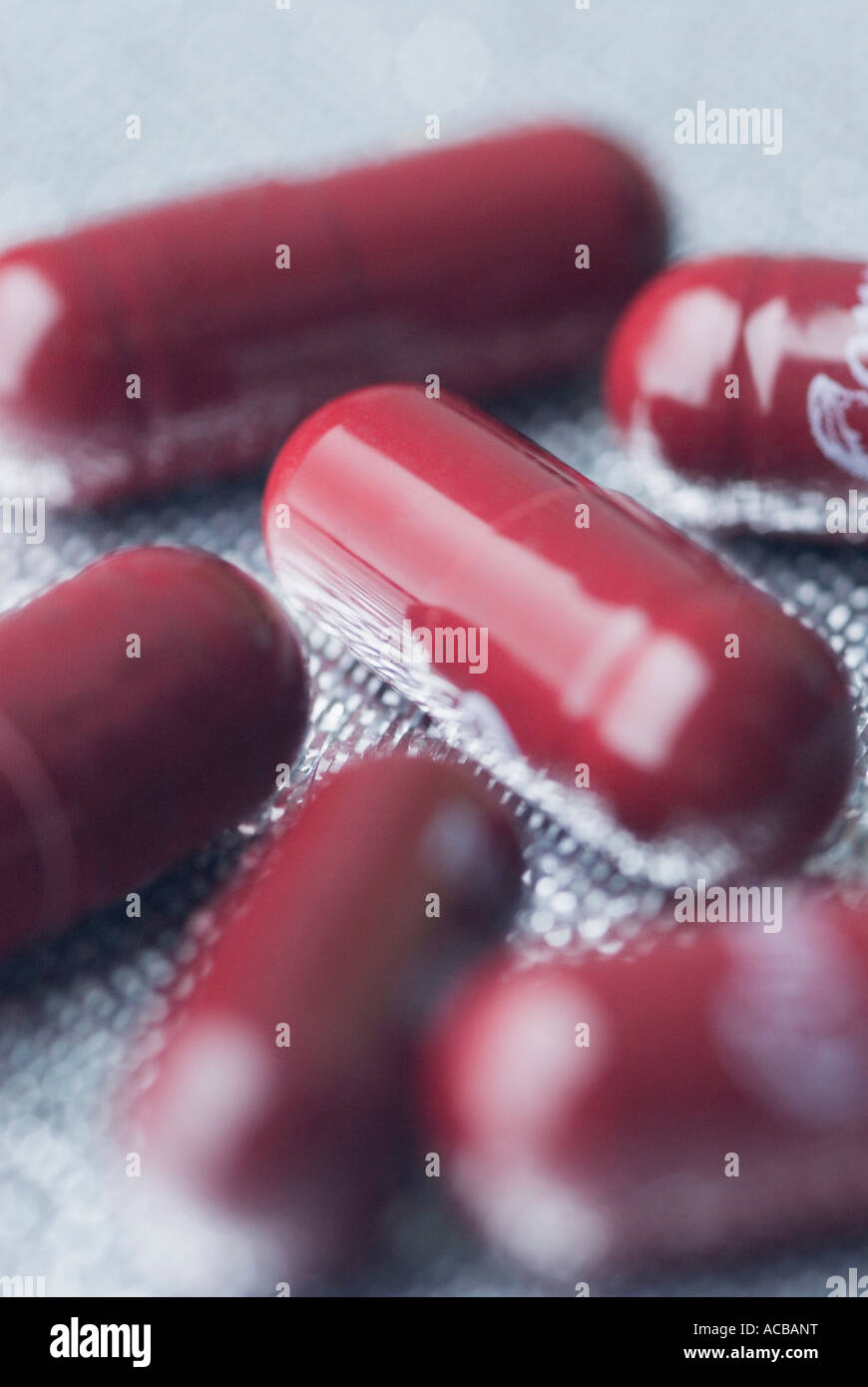 Close-up of capsules Stock Photo - Alamy