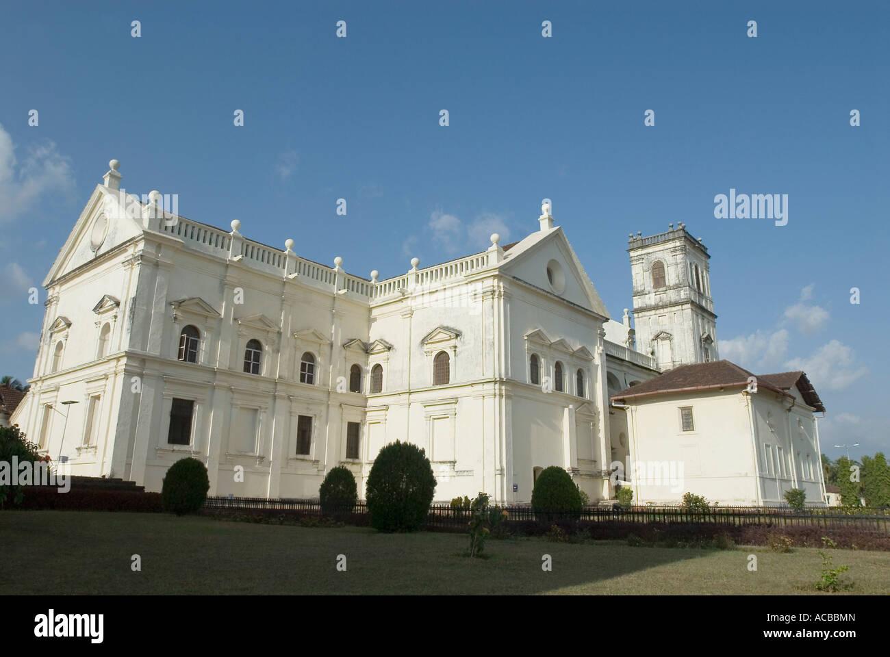 Low angle view of a cathedral, Se Cathedral, Old Goa, Goa, India Stock ...