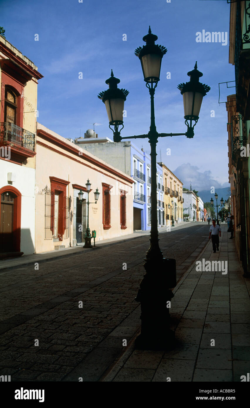 colonial houses town of oaxaca de juarez state of oaxaca mexico Stock ...