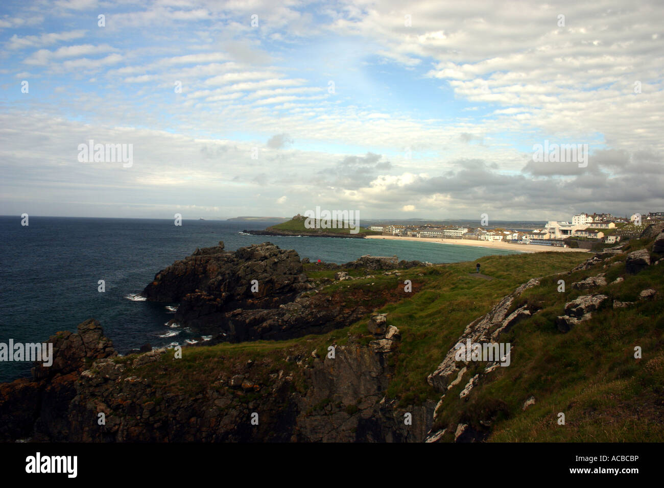 Coastal view of St Ives Stock Photo - Alamy