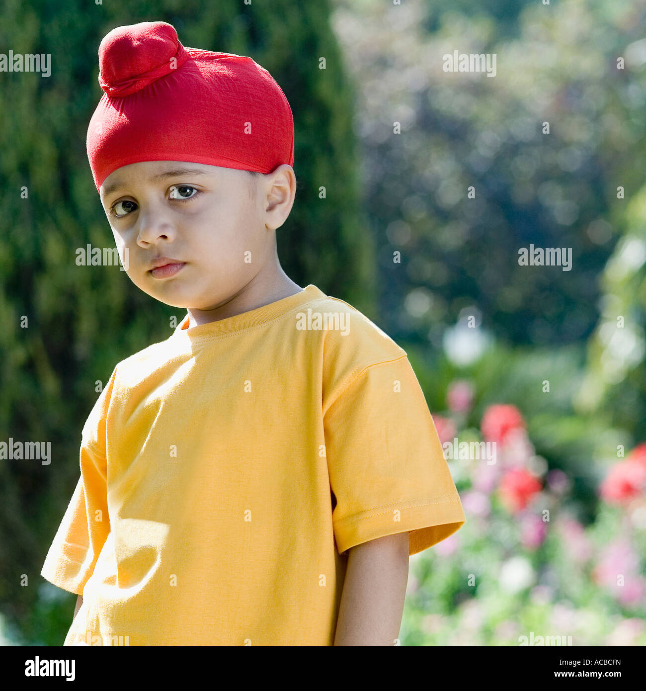 Portrait of a boy thinking Stock Photo - Alamy