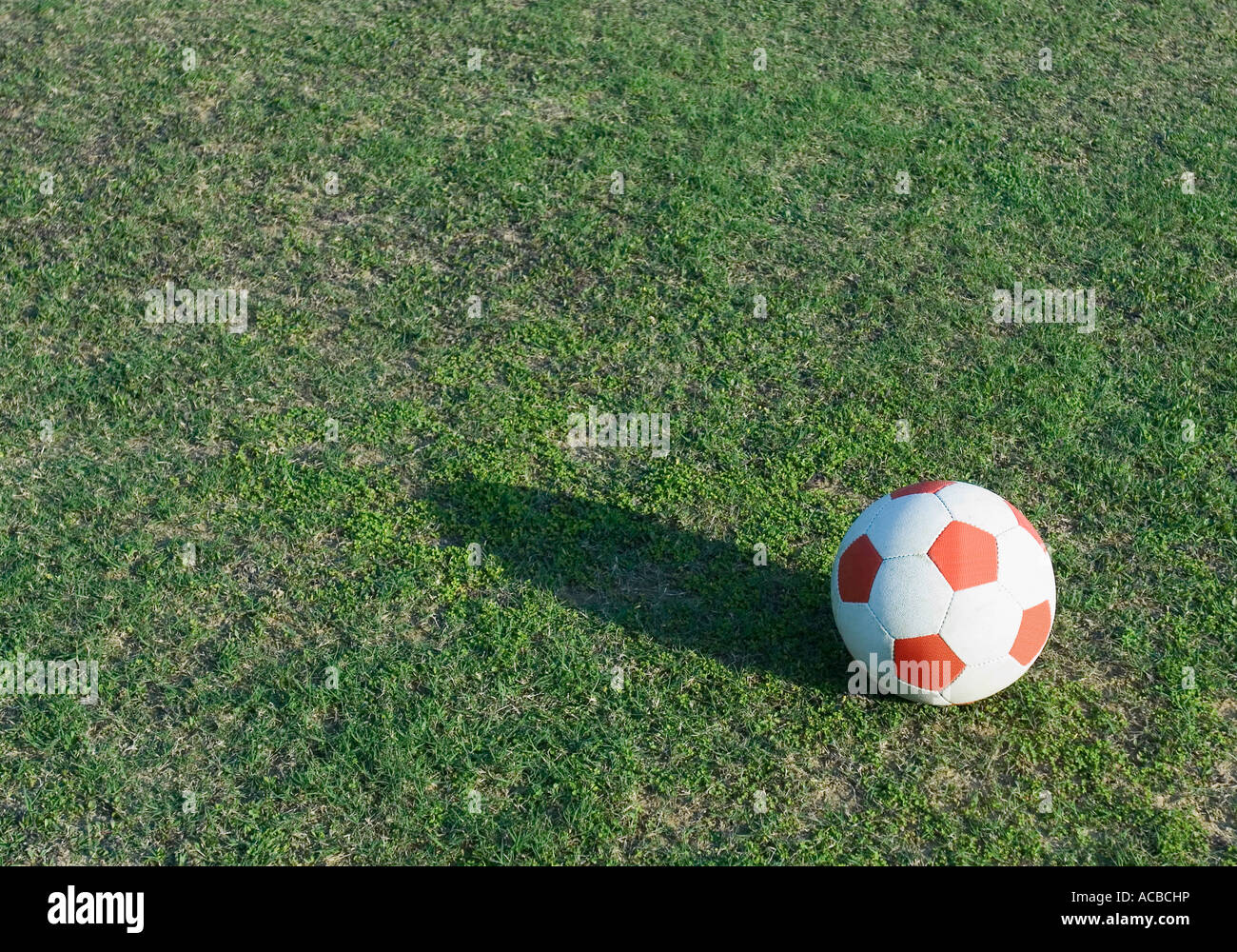 High angle view of a soccer ball Stock Photo - Alamy