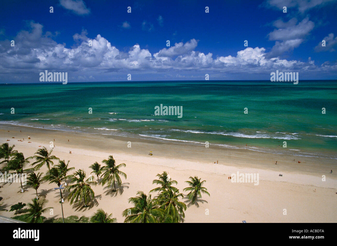 boa viagem beach near city of recife state of pernambuco brazil Stock ...