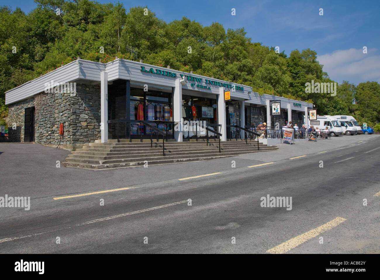 Shop at Ladies view viewpoint, County Kerry, Ireland Stock Photo - Alamy