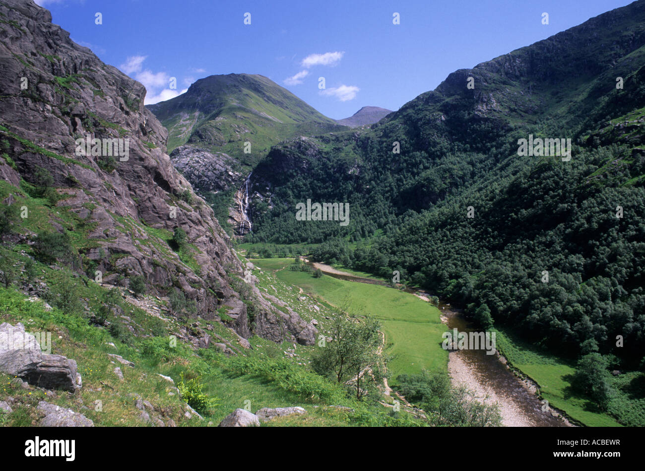 Glen Nevis, Upper Glen Nevis, River Nevis, Water of Nevis , Highland ...