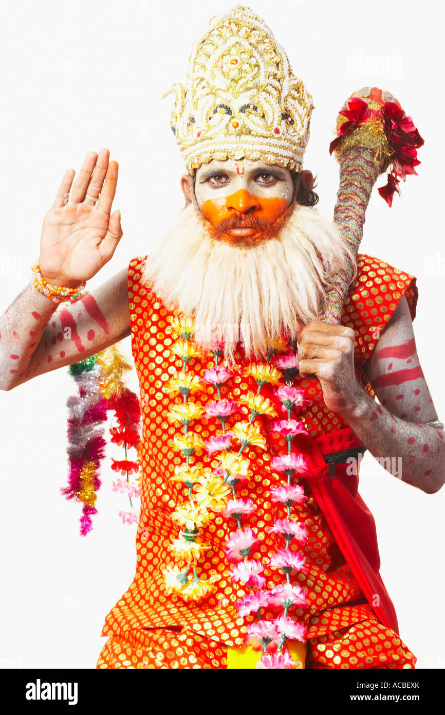 Portrait of a young man in a traditional clothing Stock Photo - Alamy