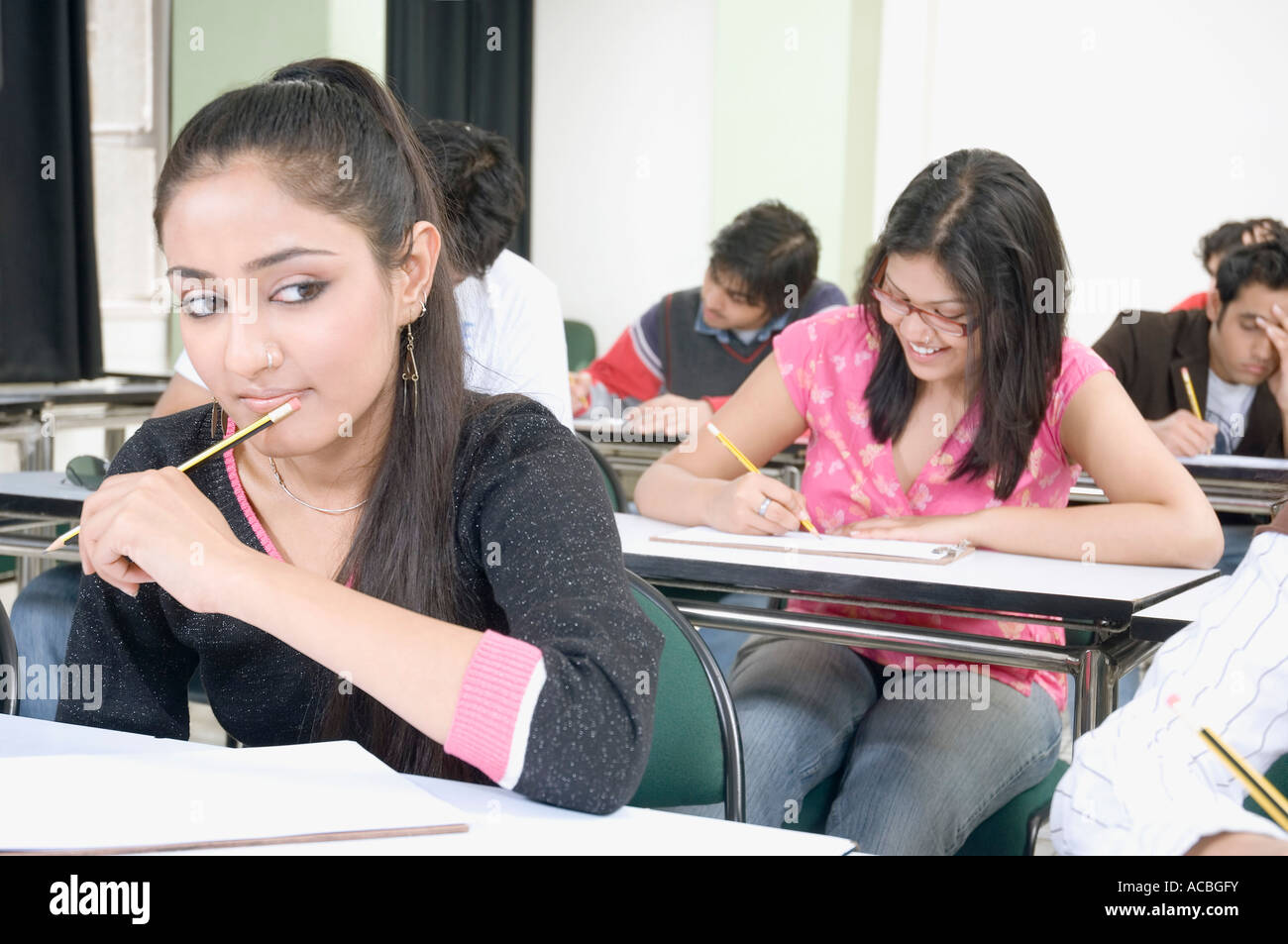 Indian college friends mischief hi-res stock photography and images - Alamy