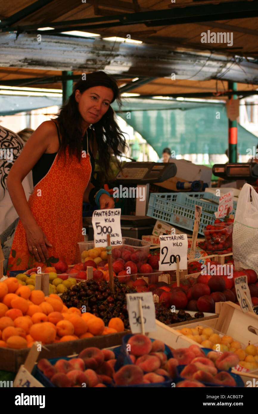 fruit market Venice Stock Photo - Alamy