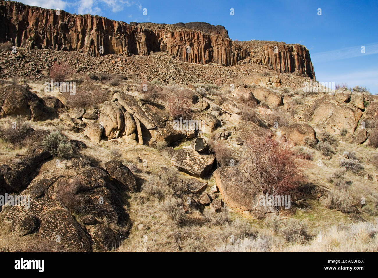 Steamboat Rock Steamboat Rock State Park Washington Stock Photo - Alamy