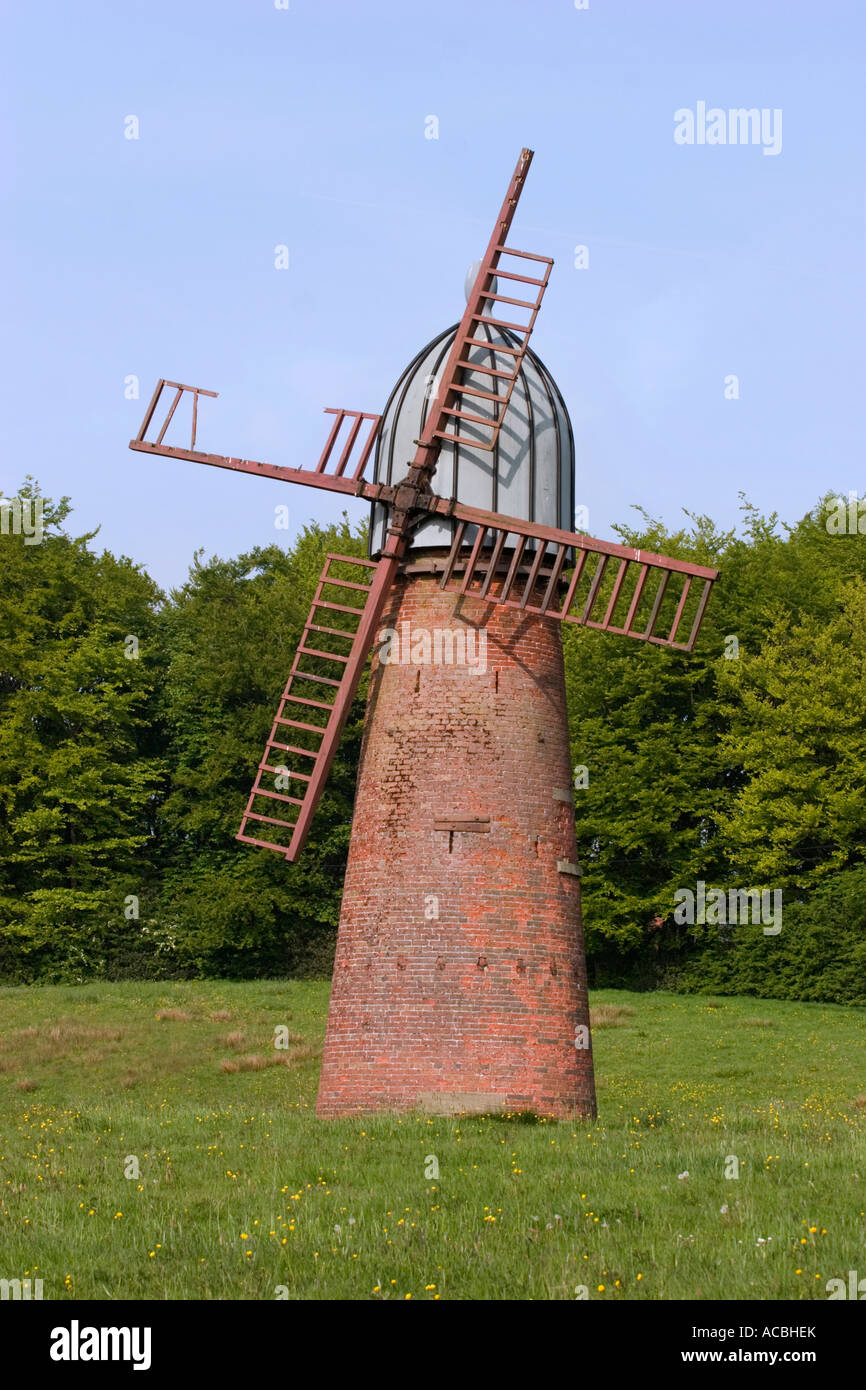 Haigh Windmill in Wigan Stock Photo - Alamy