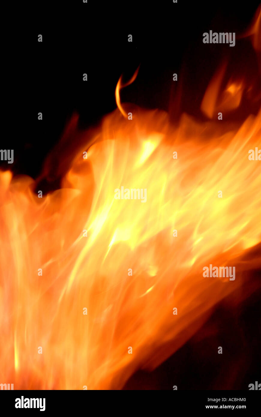 Flame fire intense burning Stock Photo - Alamy