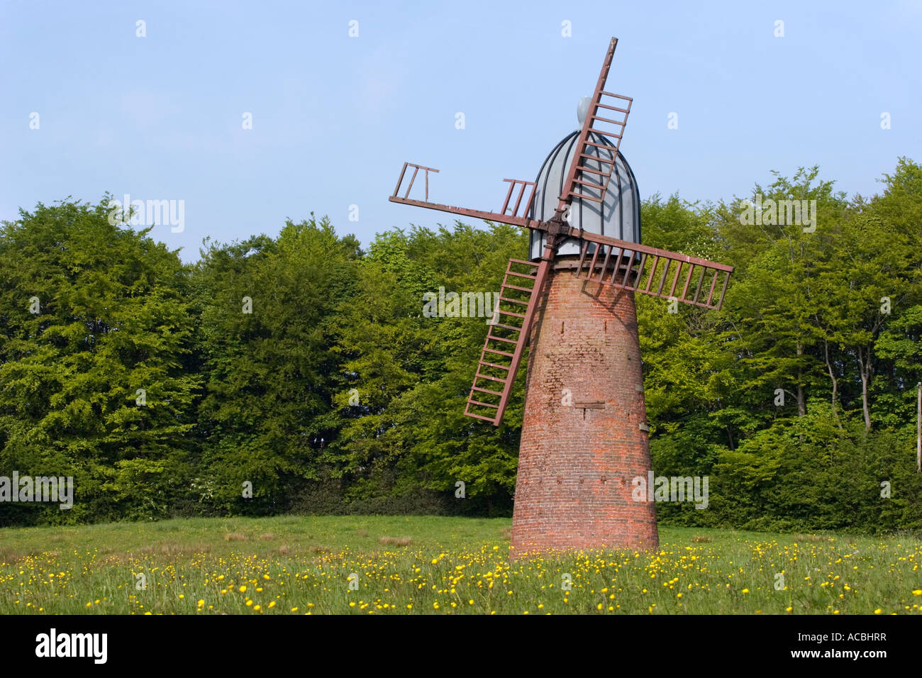 Haigh Windmill in Wigan Stock Photo - Alamy