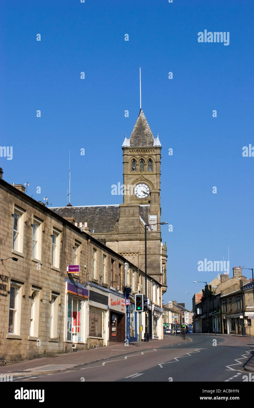Colne Town Hall on Market Street Stock Photo - Alamy