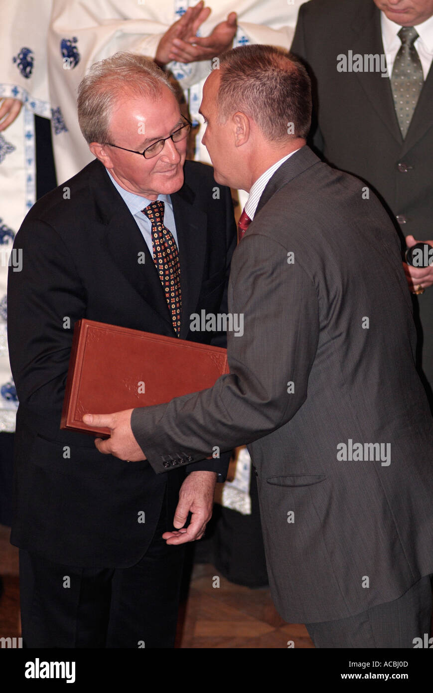 Banja Luka Town Major Dragoljub Davidovic Greeting Dragon Cavic the ...