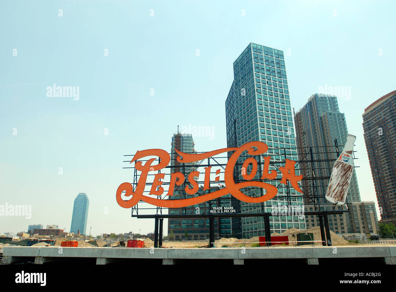 Pepsi Cola sign in Long Island City in Queens in NYC Stock Photo - Alamy